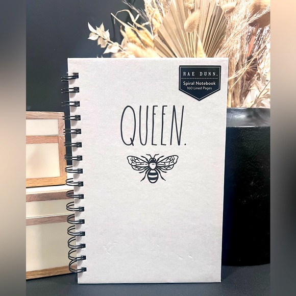 Rae Dunn | Other | Rae Dunn Queen Bee Notebook 85 X 6 | Poshmark